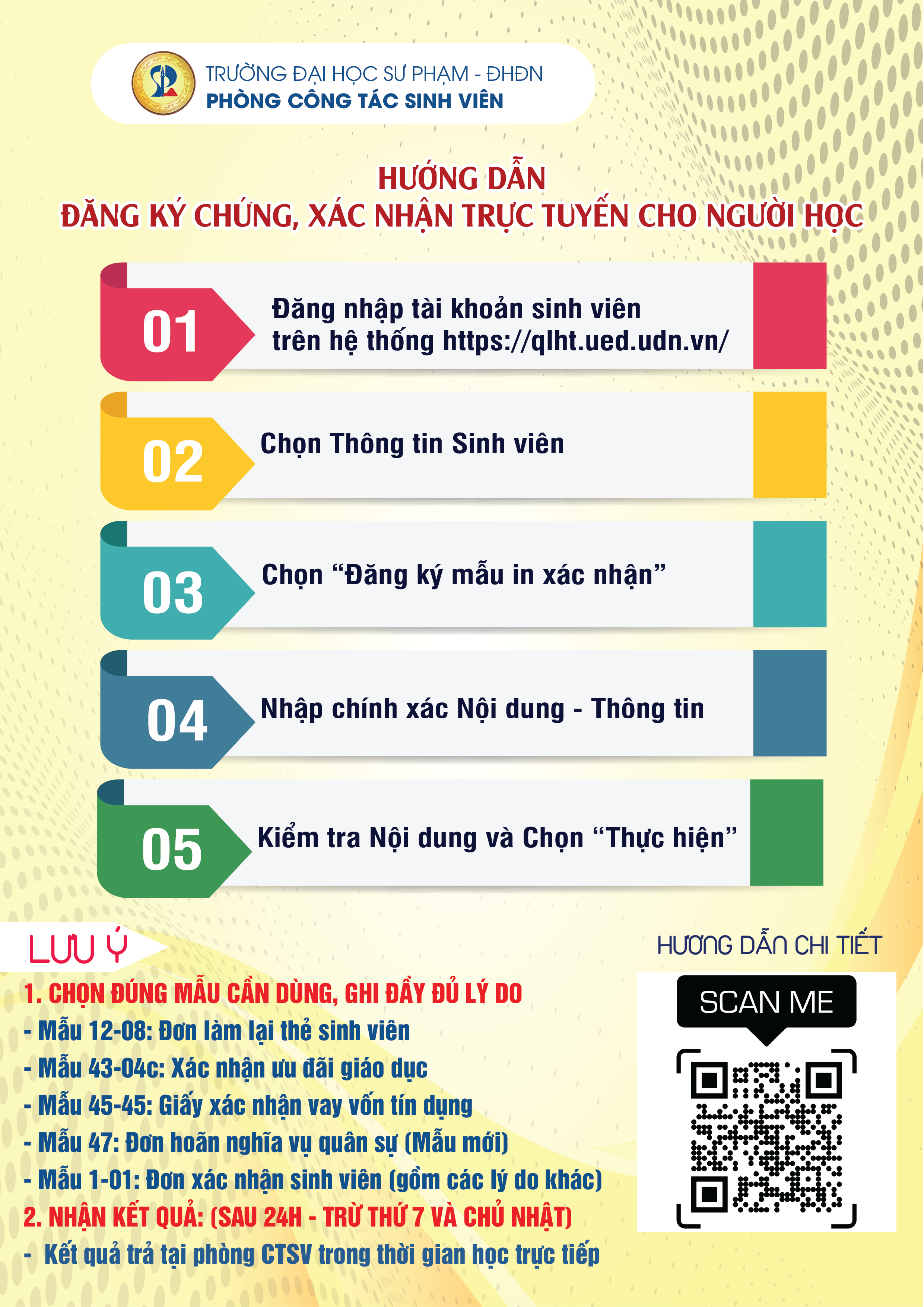 HƯỚNG DẪN ĐĂNG KÝ CHỨNG, XÁC NHẬN